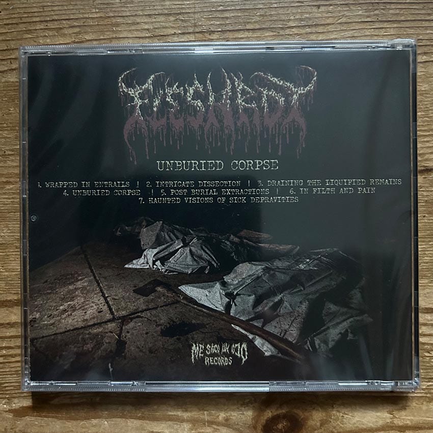 Fleshrot - "Unburied Corpse" CD (EU press) — Extremely Rotten Productions
