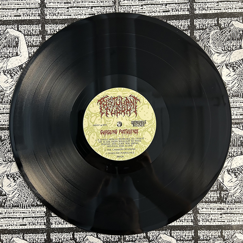 ERP134 Pustulant Flesh - “Gurgling Pustulence” MLP (Black vinyl ...