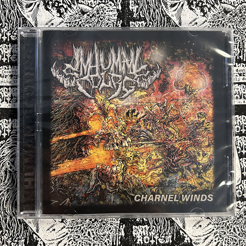 Inhuman Scourge - "Charnel Winds / Haunted by Apocalyptic Visions" CD ...