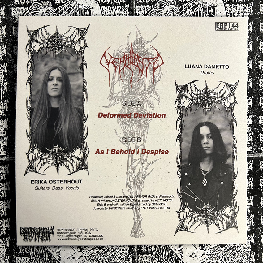 ERP144 NEPHASTO - "Deformed Deviation" 7" EP (Black vinyl) — Extremely ...