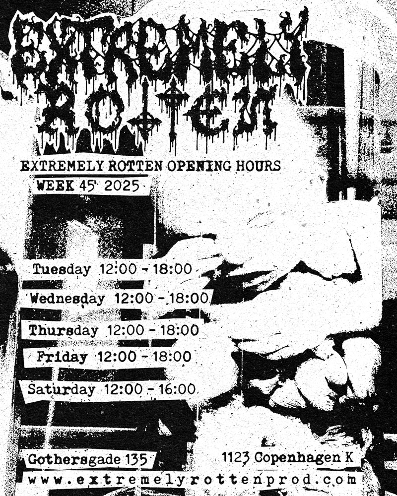 Extremely Rotten store hours for week 45 2025 — Extremely Rotten ...