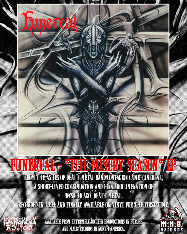 ERP106 FUNEREAL - "The Misery Season" LP out now! — Extremely Rotten ...