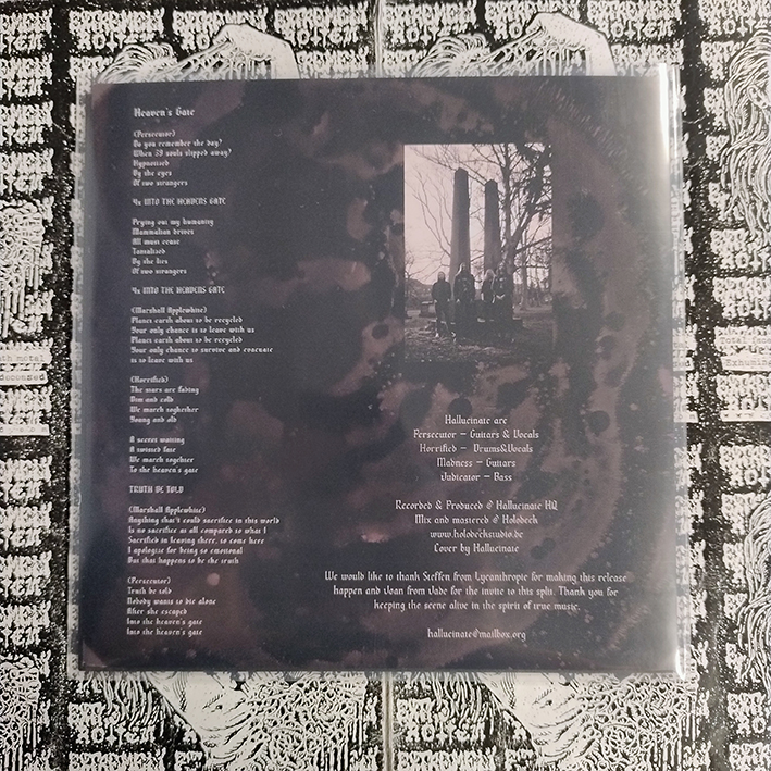 Hallucinate / Jade - "Heaven's Gate / The Hidden Crypt" 7" (White vinyl ...